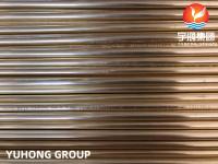 China ASTM B111 C44300 Seamless Admiralty Brass Tube For Heat Exchanger for sale