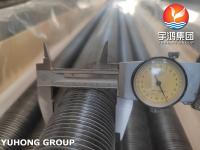 China Spiral Wound Fin Tube ASTM A179 Seamless Tube L Type Finned Tube for Air Cooler for sale