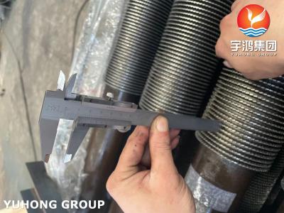 China ASTM A335 P9 Alloy Steel High Frequency Welded Serrated Fin Tube for sale