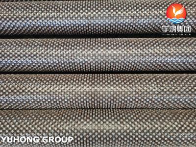 China ASTM A213 Alloy Steel Seamless T22 Studded Tube , Tubo Aletado for sale