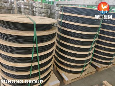 China Multicore Tubing Single Sheathed Core Stainless Steel Seamless Tube TP304 PVC for sale