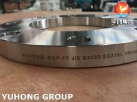 China JIS B2220 SS316L SO Raised Face，Flat Face Flanges PT Available for sale