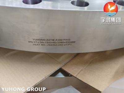China ASME SA182 F310 Stainless Steel Flange For Pipeline System PT / UT for sale