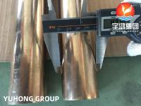 China ASTM B466 , ASME SB466 C70600 Copper Nickel Seamless Pipe For Heat Exchanger for sale