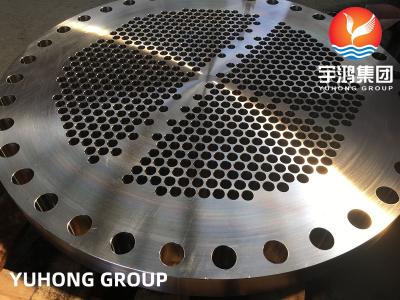 China ASME SA182 Stainless Steel Tubesheet 316L / UNS S31603 / 1.4404 Tube Plate for sale