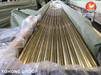 China ASTM B111 C44300 Copper Alloy Seamless Tube For Heat Exchanger for sale