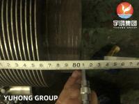 China ASTM EN DIN ASTM A106 Gr.B A335 P5 P9  A312 TP304 317L Studded Fin Tubes for sale