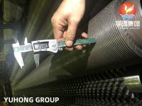China ASTM EN DIN ASTM A106 Gr.B A335 P5 P9  A312 TP304 317L Studded Fin Tubes for sale
