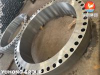 China ASME SA105 Carbon Forged Steel Body Flange On Shell For Heat Exchanger for sale
