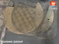 China ASME SB171 C71500  Transverse baffle, longitudinal baffle, Impingement plate for  Heat Exchanger Application for sale