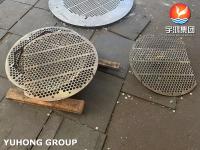 China ASME SB171 C71500  Transverse baffle, longitudinal baffle, Impingement plate for  Heat Exchanger Application for sale