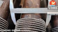 China ASTM A335 P9 11CR Serrated Fin Tube For Heat Exchanger Used On Dustry for sale