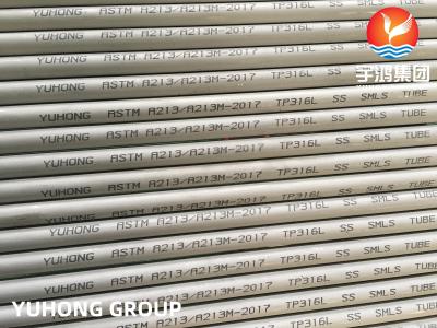 China ASME SA213 TP316L 35x2x8000MM Seamless Pickled Boiler Tube for Heat Exchangers for sale