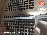 China EN10028 1.4541 Stainless Steel Tube Sheet For Floating Head Exchanger Shell Heat Exchanger for sale