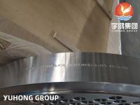 China EN10028 1.4541 Stainless Steel Tube Sheet For Floating Head Exchanger Shell Heat Exchanger for sale
