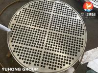 China ASTM B171 UNS C70600 CuNi 90/10 Copper Alloy Tubesheet For Heat Exchanger for sale