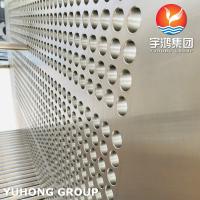 China ASTM Heat Exchanger Assemble Tube Sheet And Support Plate 304 316 / Titanium / C276 for sale