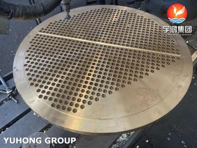 China ASTM Copper Alloy Steel Baffle And Tubesheet For Heat Exchanger for sale