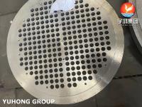China ASTM Copper Alloy Steel Baffle And Tubesheet For Heat Exchanger for sale