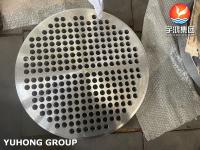 China High Strength Steel Baffle And Tube Sheet Used In Heat Exchanger / Boiler / Air Conditing for sale