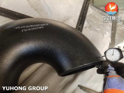 China Alloy Steel Pipe Fittings ASTM A234 WP9 WP5 180° Lr Sr Elbow for sale
