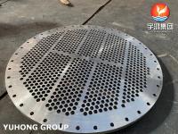 China ASTM A266 Gr.3N Carbon Steel Tubesheet For Heat Exchanger / Pressure Vessel for sale