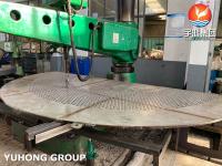 China Customized Carbon Steel Baffle Plate Support Plate For Heat Exchanger for sale