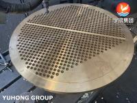 China ASME SB171 C71500 Copper Alloy Tubesheet Plates For Heat Exchangers for sale