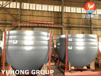 China ASME SA240 SS321 Stainless Steel Heat Exchanger Elliptical Heads for sale