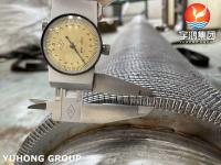 China ASME SA312 TP347 HFW Serrated Finned Tube for Fired Heater, High Temp Oxidation Resistance for sale