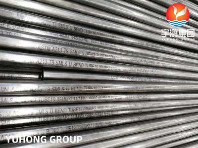 China ASME SA213 T9 Carbon Steel Seamless U Bend Heat Exchanger , Oil Tubes for sale