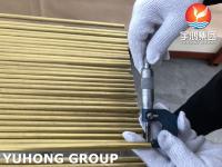 China DIN17660 CuZn20Al2 F39, UNS C68700 Seamless Aluminums Brass Tube For Heat Exchanger for sale