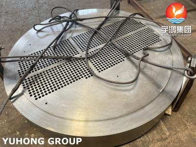 China ASME SA516 Gr.70N Carbon Steel Stationary Tubesheet Heat Exchanger Parts for sale