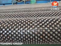 China Alloy Steel Pipe ASTM A335 P9 with 11Cr Studded Fin tube  for reactor feed heater, Recovery Furnace application for sale