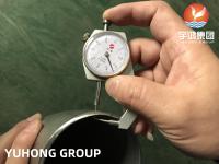 China ASTM A815 Duplex Steel UNS S31803 Buttweld Pipe Fitting ASME B16.9 5D Elbow for sale