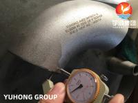 China ASTM A403 WP347H-S Stainless Steel 90 Degree LR Elbow Butt Weld Fitting ANSI B16.9 for sale