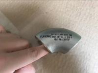China Stainless Steel Butt Weld Fittings Short Reduce 90 deg  Elbow 1/2