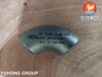China ASTM A403 WP310S-S Stainless Steel 90 Degree LR Elbow BW Fitting ANSI B16.9 for sale