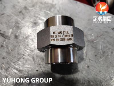 China ASTM A182 F316L UNION M33 SP-83 Socket Weld Fittings For Heavy-Duty Applications for sale
