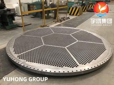 China ASTM A182 F304 Stainless Steel Floating Tubesheet Heat Exchanger Parts For Propane for sale