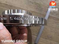 China EN1092-1 Forged Stainless Steel WN RF Flange Type11 1.4404 B16.5 for sale
