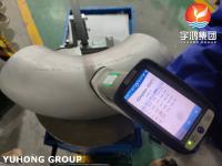 China ASTM A815 Duplex Steel UNS S32750 90 Degree LR Elbow ASME B16.9 BW Pipe Fittings for sale