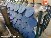 China ASTM A815 Duplex Steel UNS S32750 90 Degree LR Elbow ASME B16.9 BW Pipe Fittings for sale