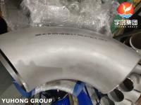 China ASTM A815 Duplex Steel UNS S32750 90 Degree LR Elbow ASME B16.9 BW Pipe Fittings for sale