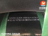 China ASTM A234 WP22 CL3 Buttweld 90 Degree LR Alloy Steel Elbow B16.9 For Fired Heater for sale