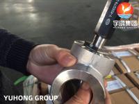 China ASTM A182 F304 ASME B16.11 Stainless Steel Elbow Fitting for sale