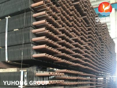 China ASTM A192 Carbon Steel HH-Type Square Finned Tube for Economizers in Boilers for sale