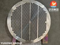 China ASTM A182 F304 Stainless Steel Heat Exchanger Floating Tubesheet For Propane for sale