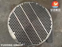 China ASTM A182 F304 Stainless Steel Heat Exchanger Floating Tubesheet For Propane for sale