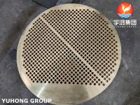 China ASTM A182 F304 Stainless Steel Heat Exchanger Floating Tubesheet For Propane for sale